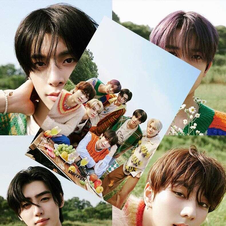 ENHYPEN Poster Set 8 Pcs Featuring Group And Individual Photos | Shopee ...