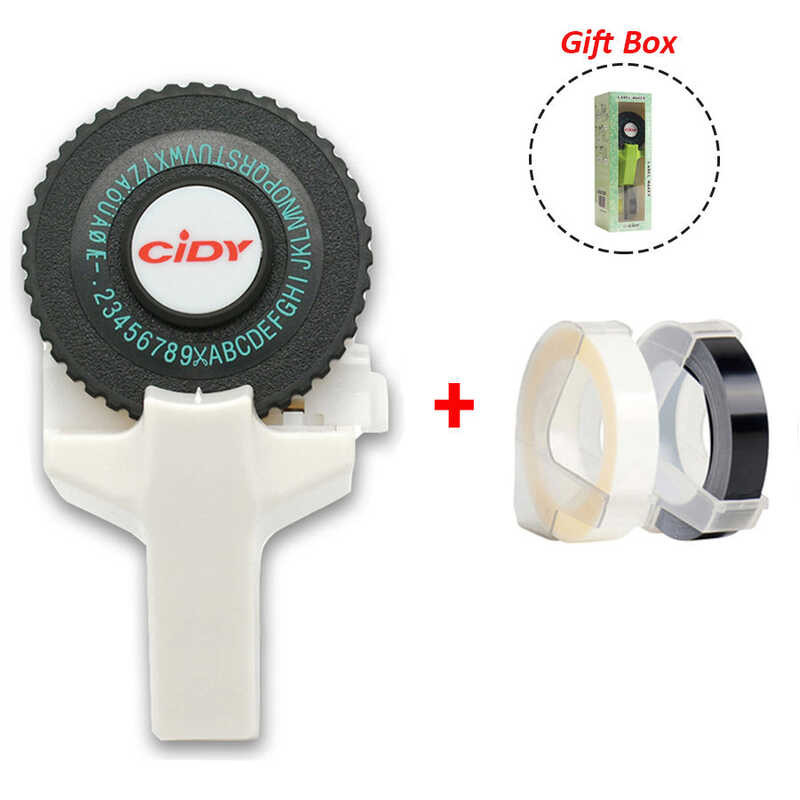 Label Maker Cidy Manual With FREE 2 TAPES (9Mm X 3Mtrs) Typewriter Tape ...