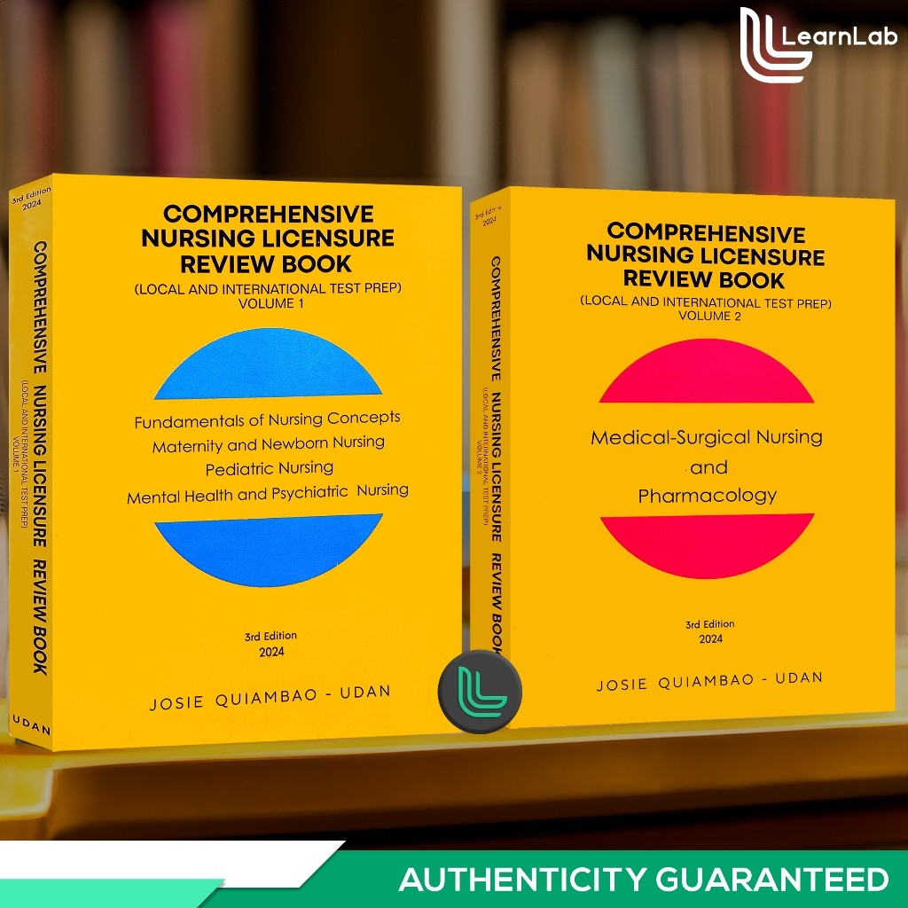2024 COMPREHENSIVE NURSING LICENSURE REVIEW BOOK 3rd Edition Volume 1 ...
