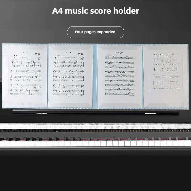Foldable And Customizable Sheet Music Folder For Displaying Piano Notes ...
