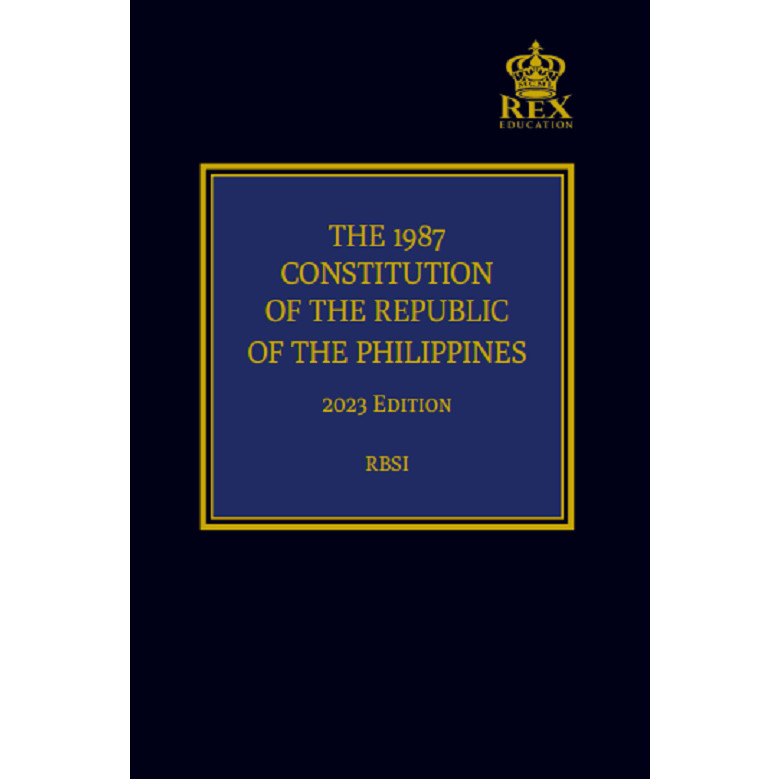 The 1987 Constitution of the Republic of the Philippines (Pocket Sized) 2023 Edition | Shopee ...