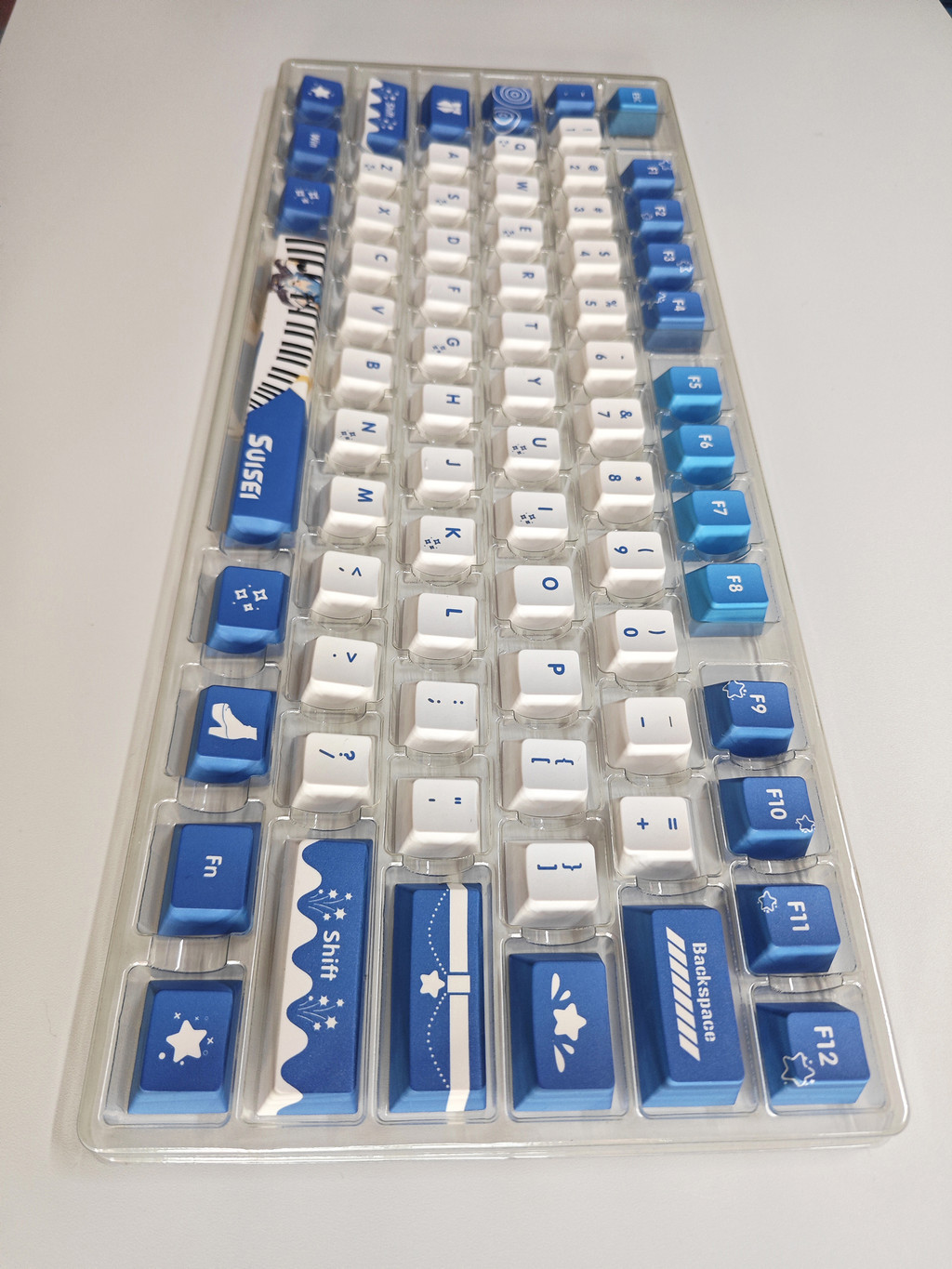 Hololive Hoshimati Suisei Keycap Cherry Profile PBT Five-sided Dye ...