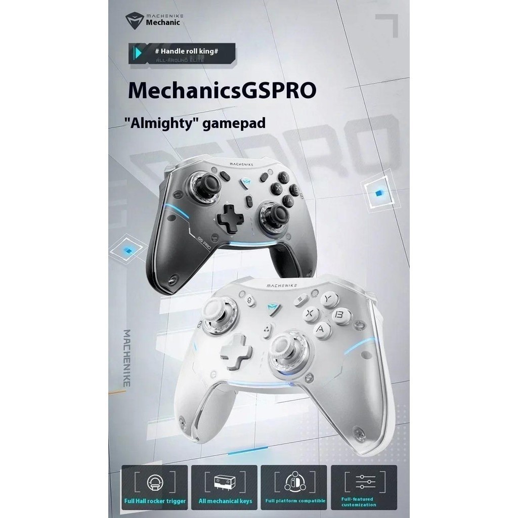 Machenike G5 Pro Max Gamepad Play Edition Tri-Mode Gamepad Hall Linear ...