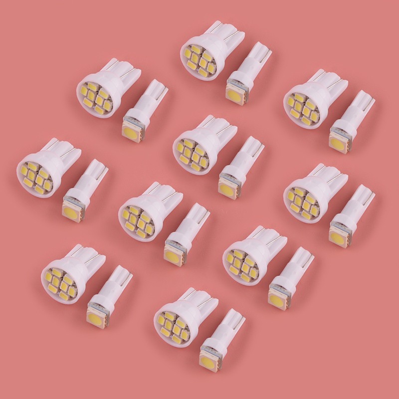 40pcs/Set T5 T10 LED Speedometer Instrument Cluster Dashboard Gauge ...