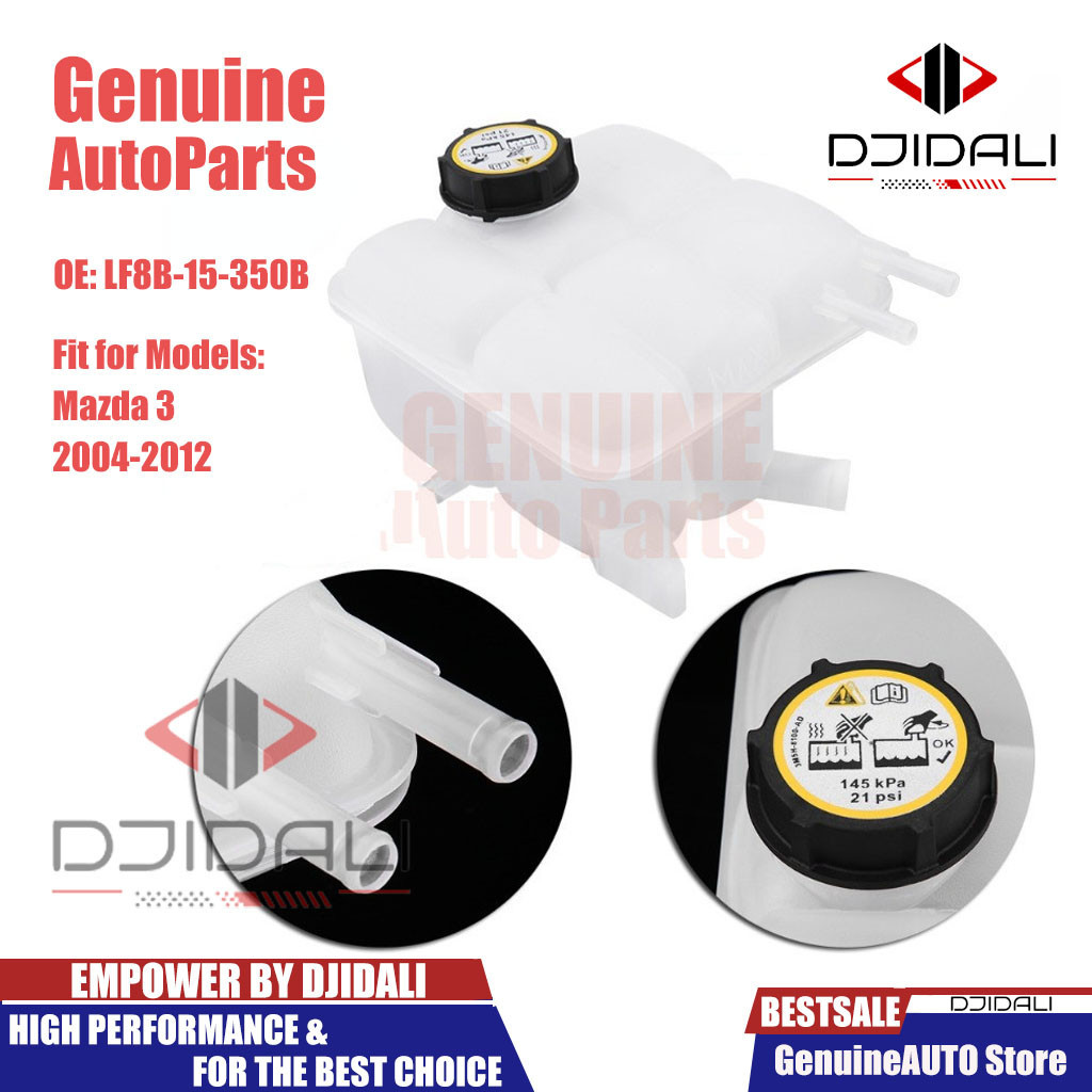 Coolant Recovery Tank Expansion Bottle Reservoir W/ Cap Mazda 3 2004 ...