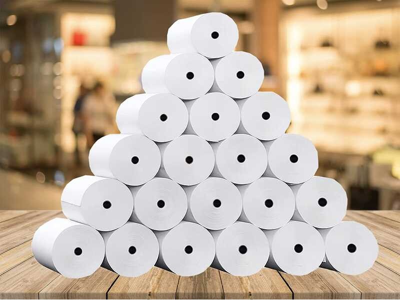 LY 100Roll High Quality Thermal For Receipt Printers(White) 57X40mm ...
