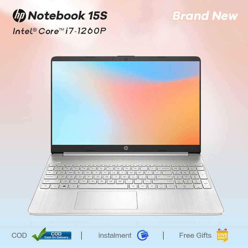Notebook HP 15S Office Gaming Laptop 12Th Gen Intel I7 1260P Processor ...