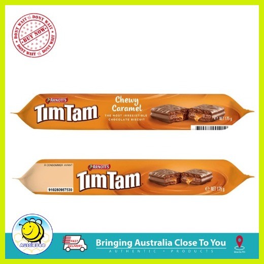 Arnott's Tim Tam chewy caramel 175g (expiry Oct 2024) | Shopee Philippines