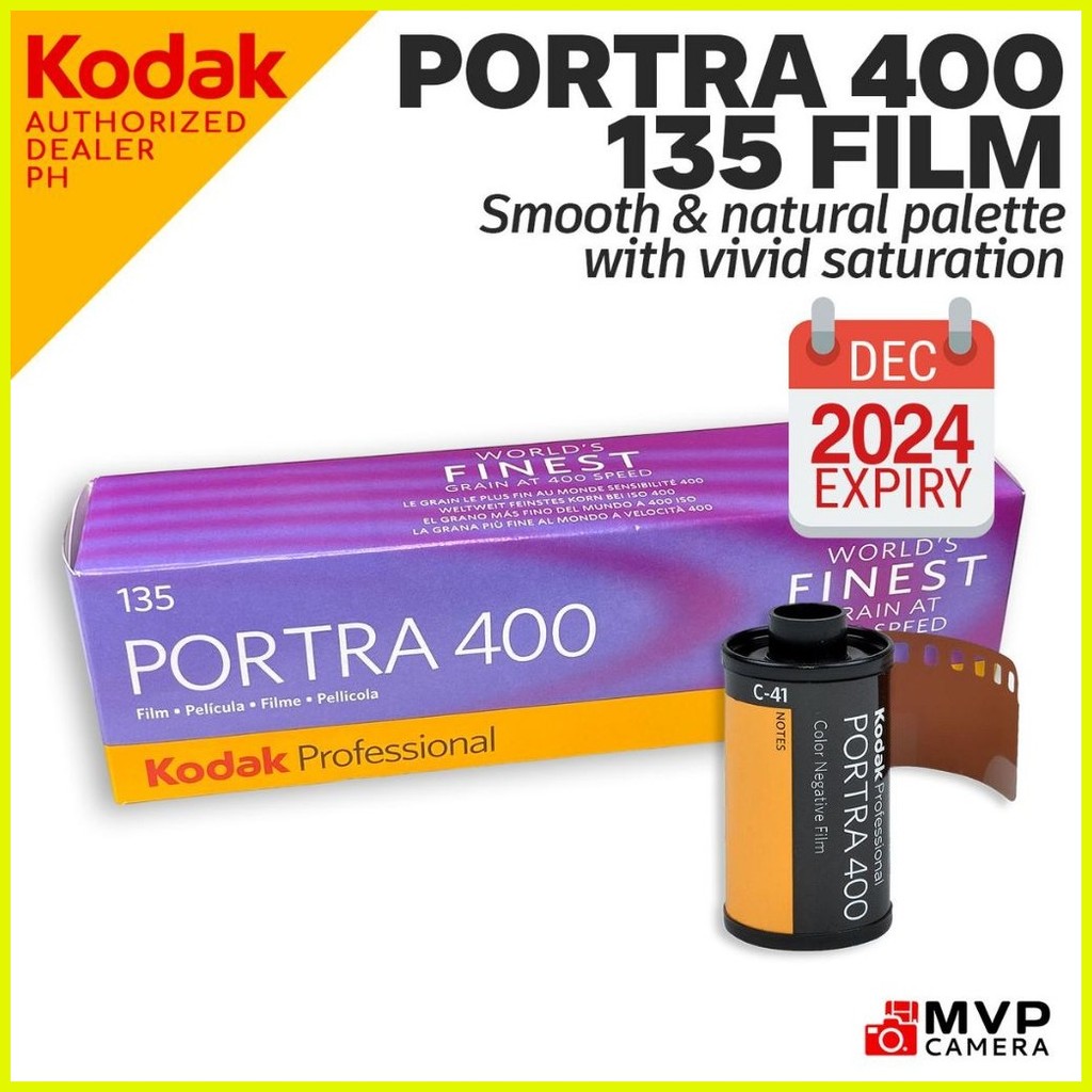 ∆ KODAK PORTRA 400 35mm 135 Format Professional Color Negative Film C41 ...