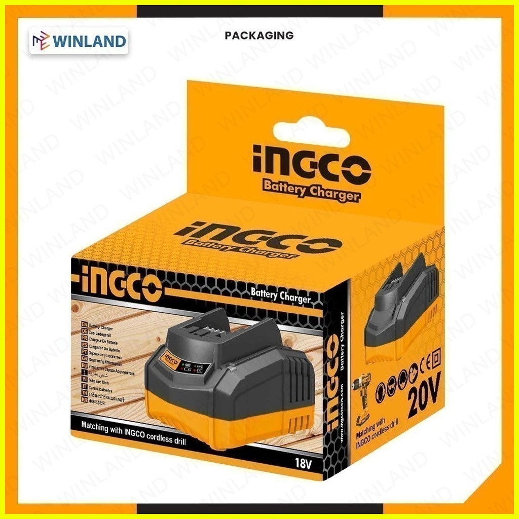 Ingco by Winland Fast Intelligent Battery Charger FCLI2001 / FCLI20411 ...
