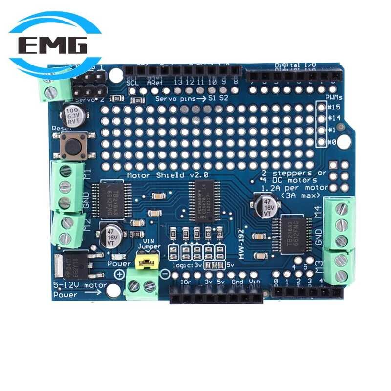 Pwm Driver Board Shield V2 Dc Stepper Motor Servo Drive Module Tb6612 Iic I2c For Arduino Robot 