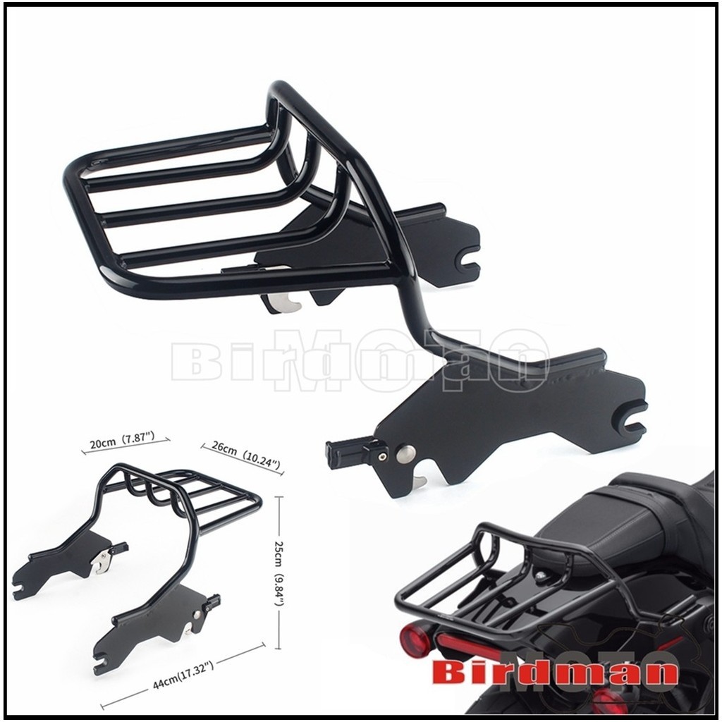 Motorcycle Rear Trunk Carrier Support Shelf Lage Rack para sa Harley ...