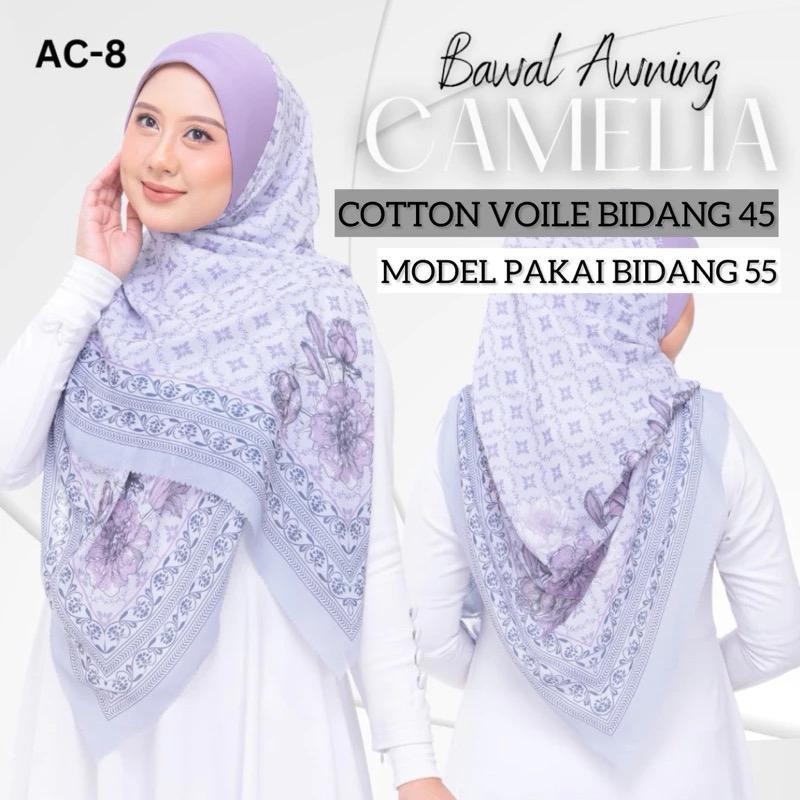 TUDUNG BAWAL LAZY CORAK AWNING SCUBA BAWAL BIDANG 45 BAWAL ANTI KEDUT ...