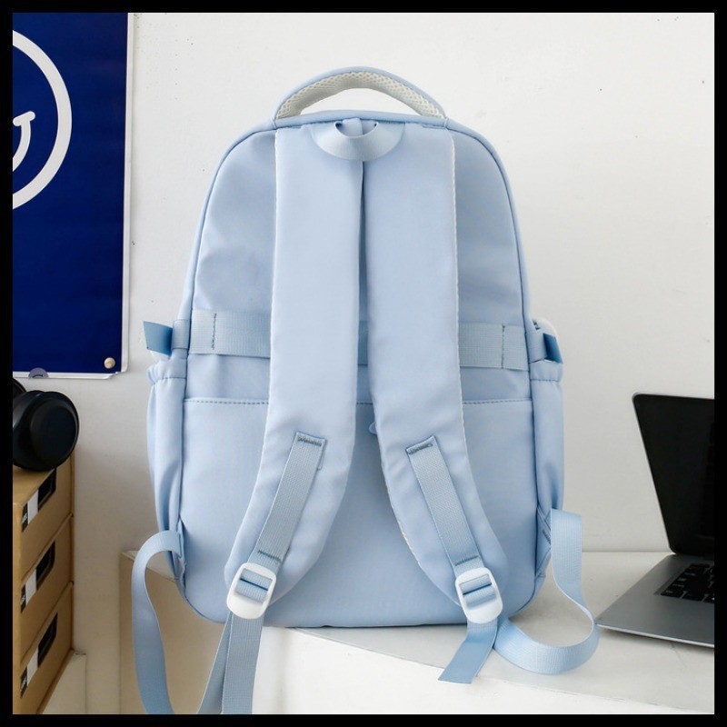 IELGY Nylon Backpack Waterproof Women Large Capacity School Bag ...