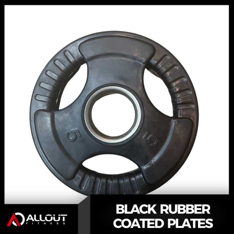 Black ☥ Rubber Coated Plate (Pair) | Shopee Philippines