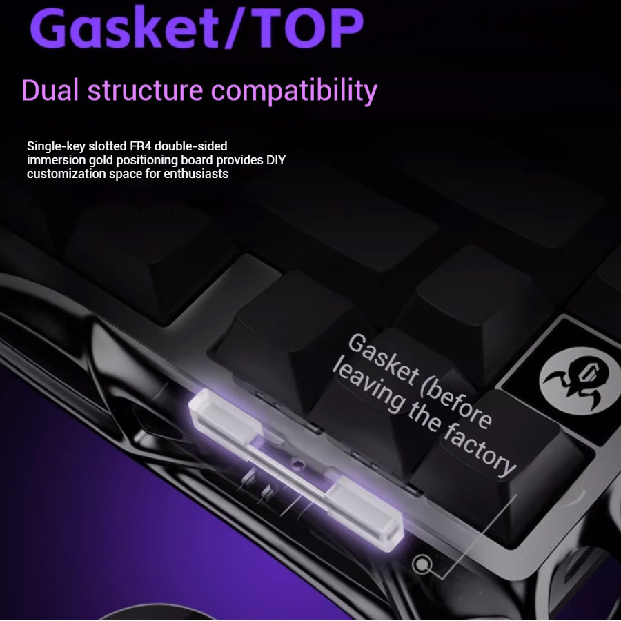 Gravastar Gaming Mechanical Keyboard K1 Lite Pro Cocoon Breaking 75 ...