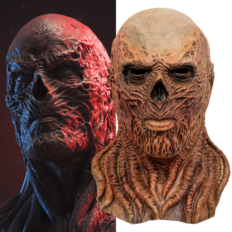 Vecna a Strange Thing Mask Horror Devil Full Face Helmet Monster Latex ...