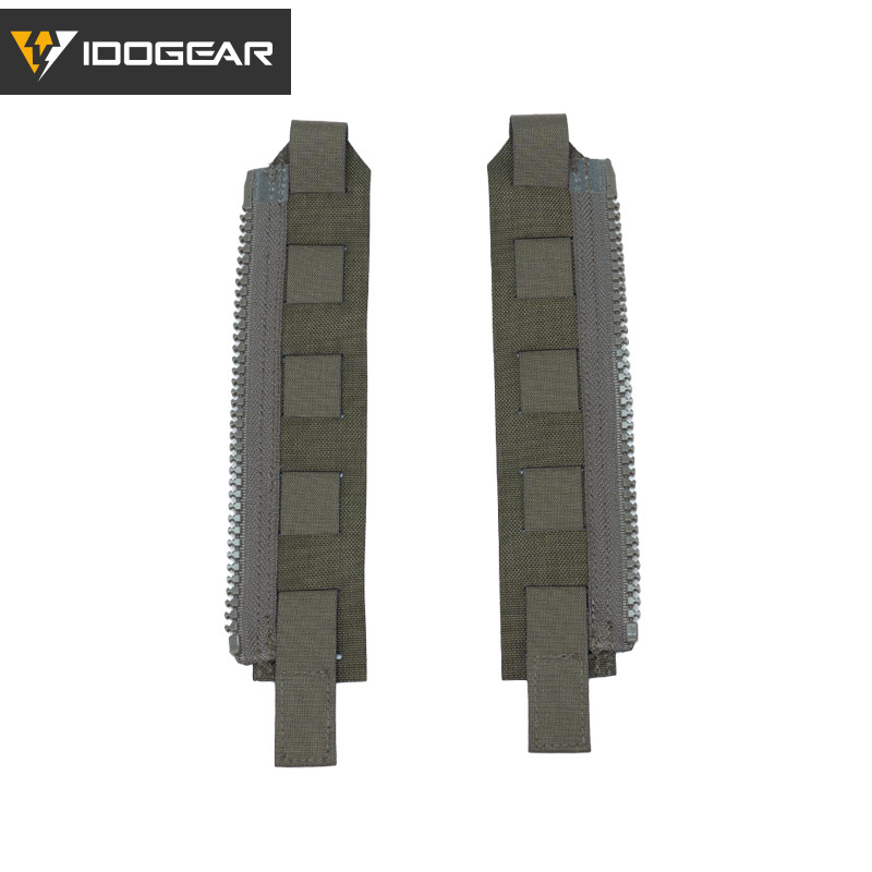IDOGEAR Tactical Zipper Adapter For Tactical Vest to Connect Back Panel ...