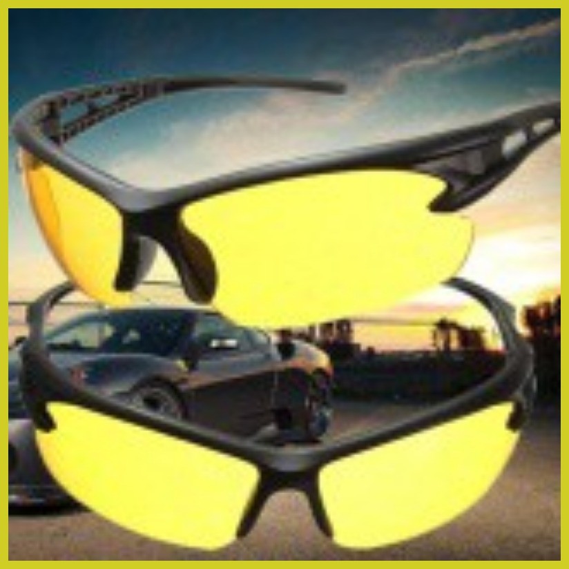 Night Driving Vision Goggles Sunglasses Motorcycle Driving Riding ...