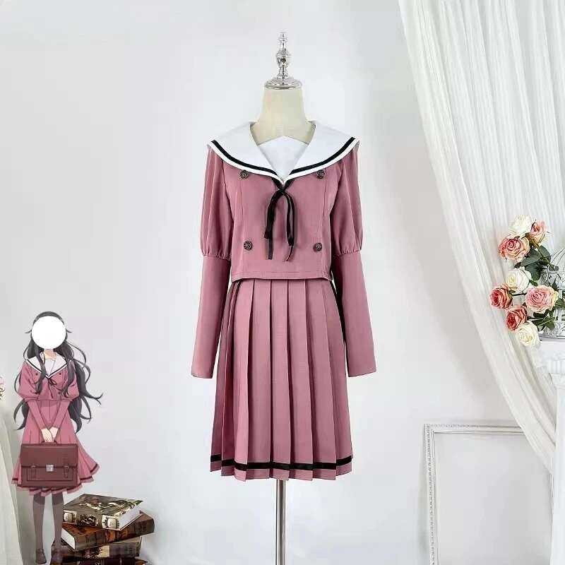 AA Anime Waguri Cosplay Kaoruko Costume .k Sailor Suit Top Skirt JK ...