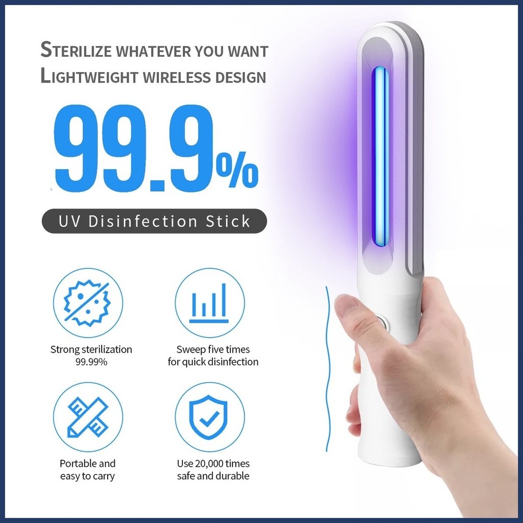 ♨ Uv Disinfection Sterilizer Light Portable Germicidal Handheld ...