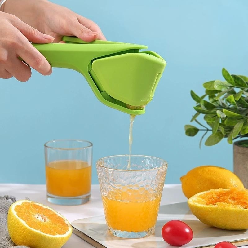 Fruit Manual Juicer Plastic Green Manual Fruit Hand Press Citrus ...