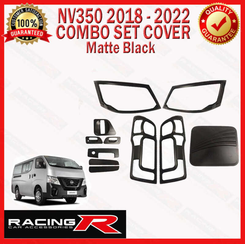 Nv350 Nissan 2018 To 2025 15 AND 18 STR Garnish Combo Set Cover MATTE ...