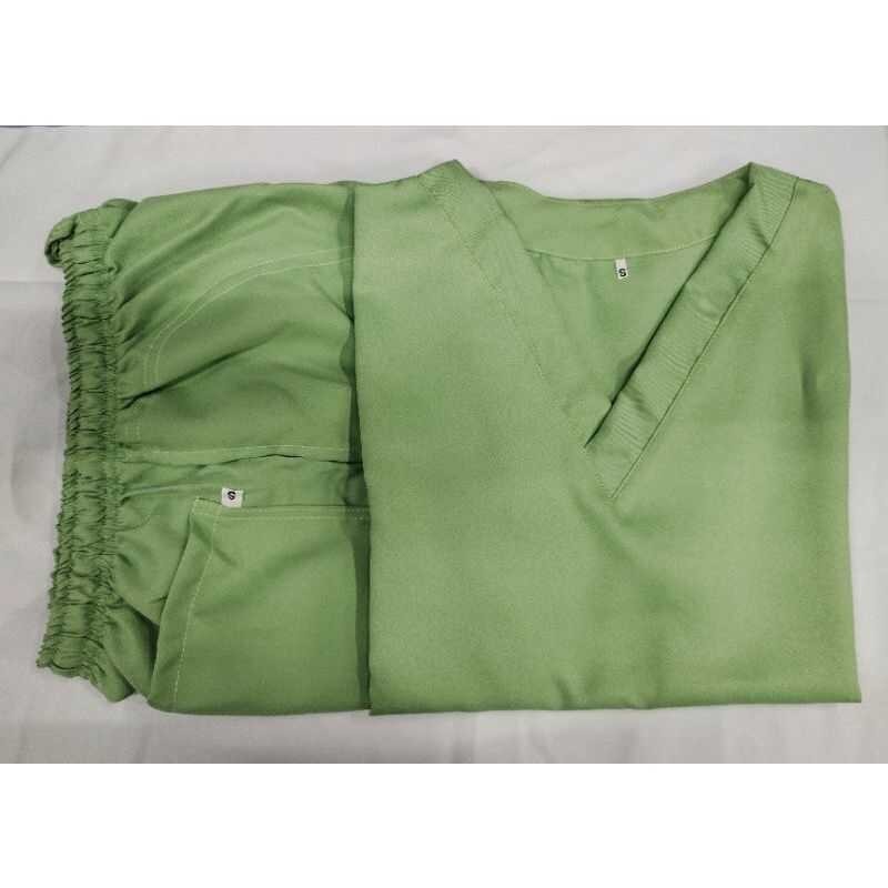 SCRUBSUIT PLAIN V-Ne ( Pitch Twill Fabric) | Shopee Philippines