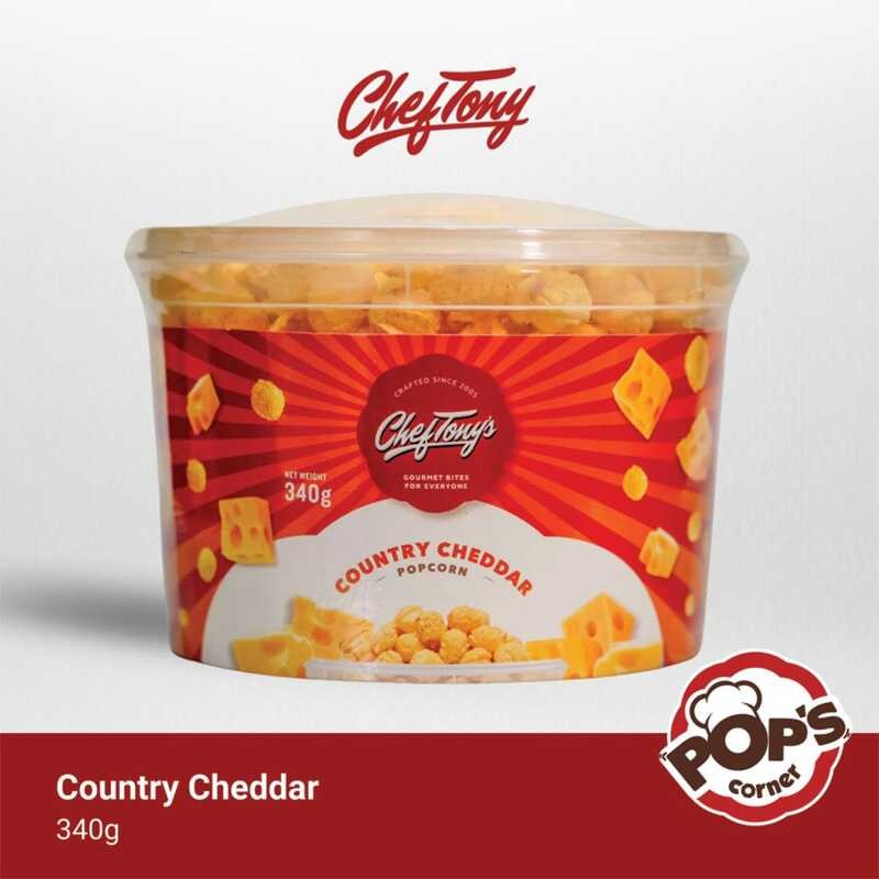 Chef Tony's Popcorn Country Cheddar 340G Large lyt | Shopee Philippines