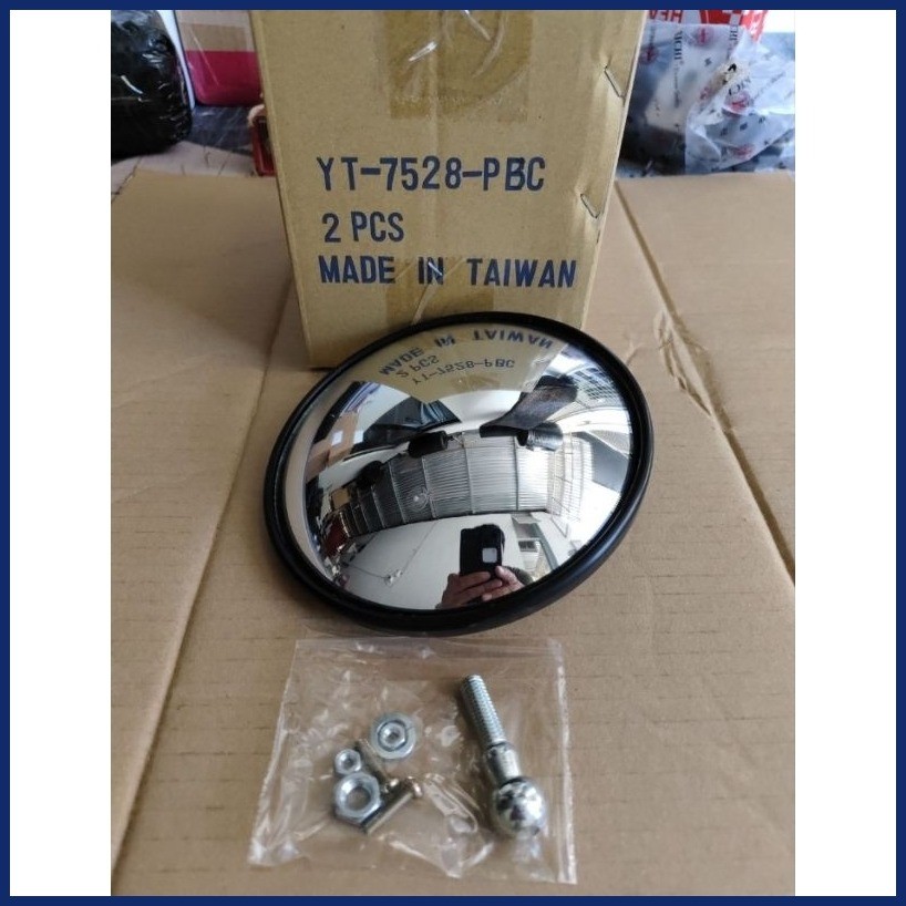 ∦ ∡ Universal Round Mirror/Bumper Mirror 6" Bolt Type for tricycle ...