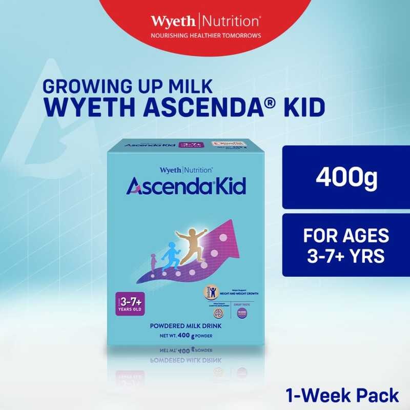 Wyeth Nutrition® Ascenda® 4 KID Milk Drink For Children 3+ Years Old ...