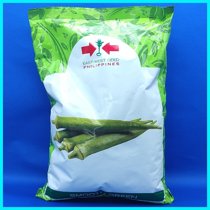 EAST-WEST SEEDS SMOOTH GREEN OKRA OPV ORIGINAL PACKING (1 KILO ...