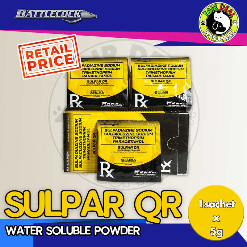 Sulpar QR 5G Tingi [Per Sachet Only] Antibacterial Anti-Infection ...
