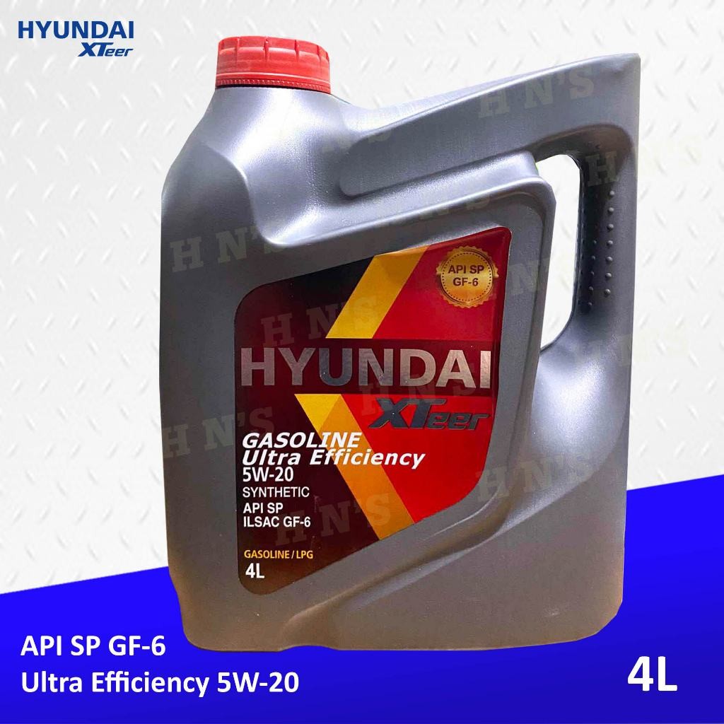 Hyundai XTeer Gasoline Ultra Efficiency 5w-20 ( API SP GF-6 ) Fully ...