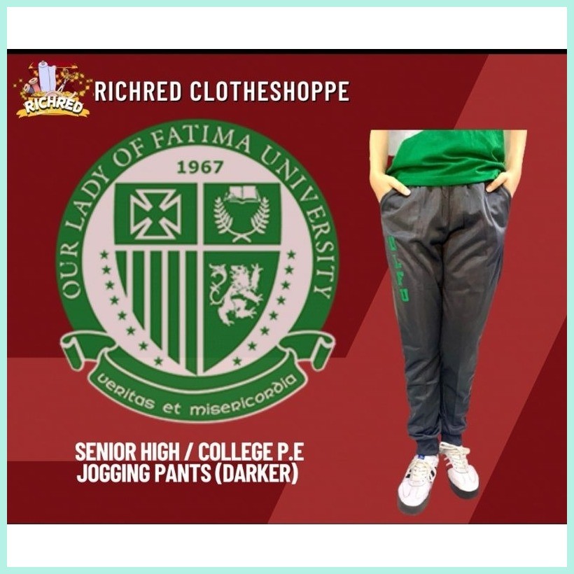OLFU PE UNIFORM /OUR LADY OF FATIMA UNIVERSITY COLLEGE | Shopee Philippines