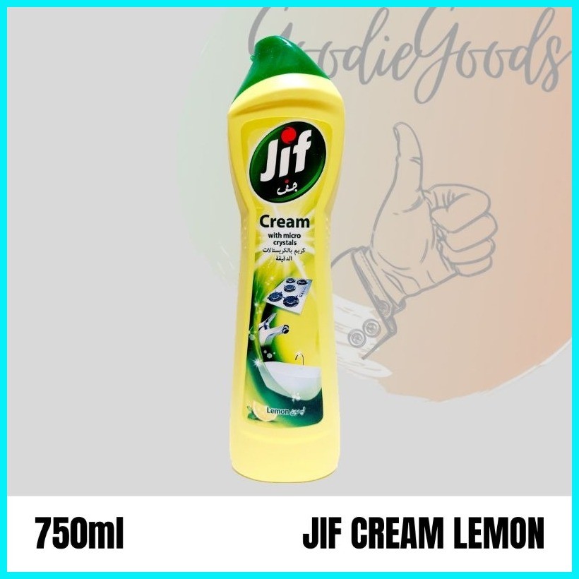 Jif Cream with Micro Crystals Lemon (For Kitchen & Bathroom) 500/750ml ...