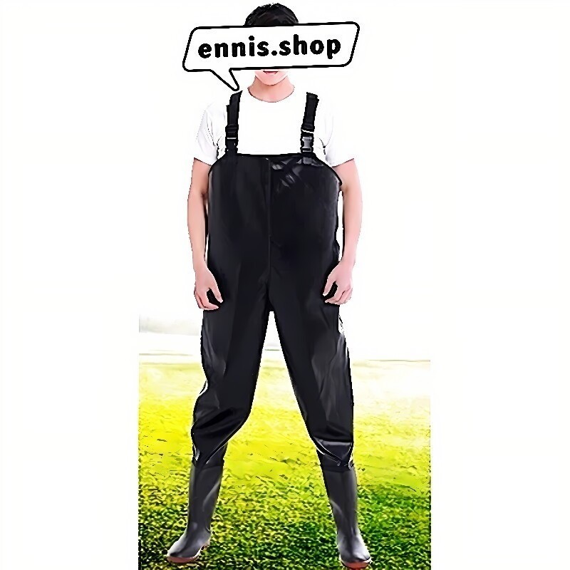 Chest High Fly Fishing Waders Waterproof Breathable Nylon PVC Bootfoot ...