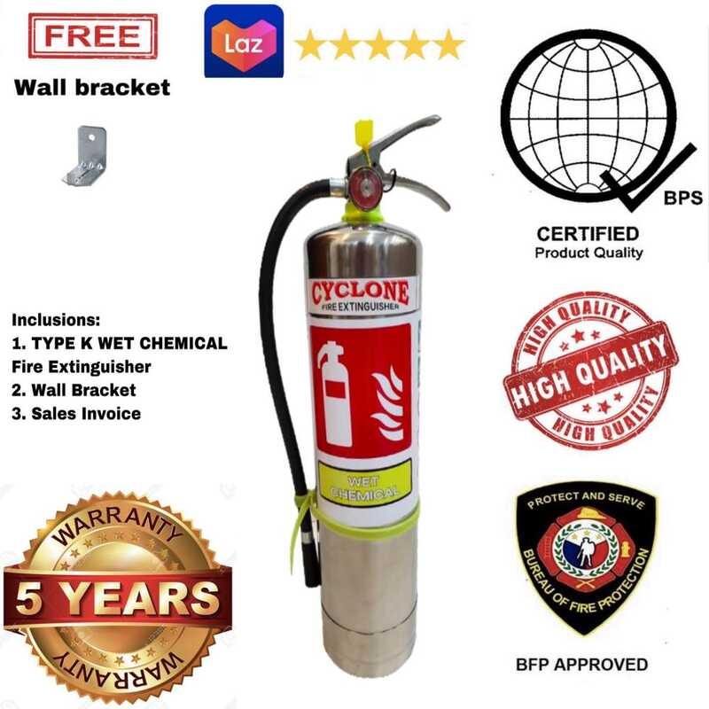 TYPE K Fire Extinguisher 10Lbs For KITCHEN USE CLASS (Wet Chemical ...