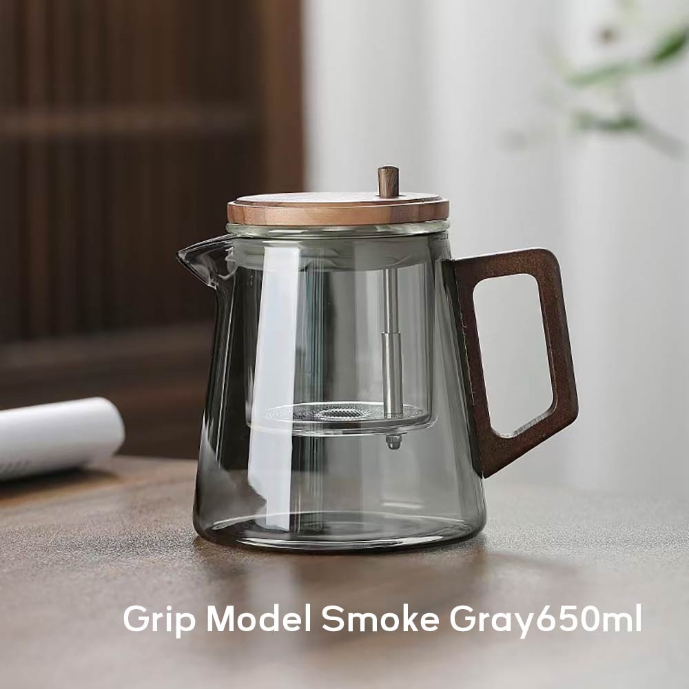 High borosilicate high-temperature resistant glass tea infuser pot for ...