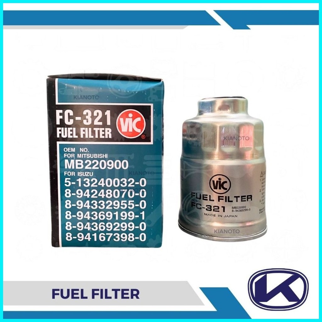 Vic Fuel Filter FC-321 for Mitsubishi L300/ Adventure/ 4D55 / 4D56 ...