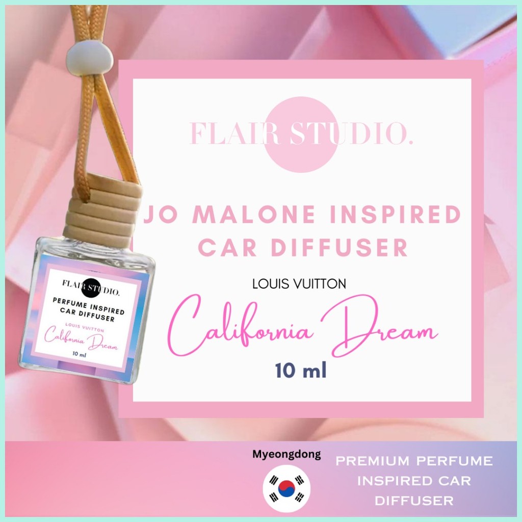 BUY1 TAKE 1-Premium Scent Car Perfume Hanging Diffuser Air Freshener | LV California Dream 10ml ...
