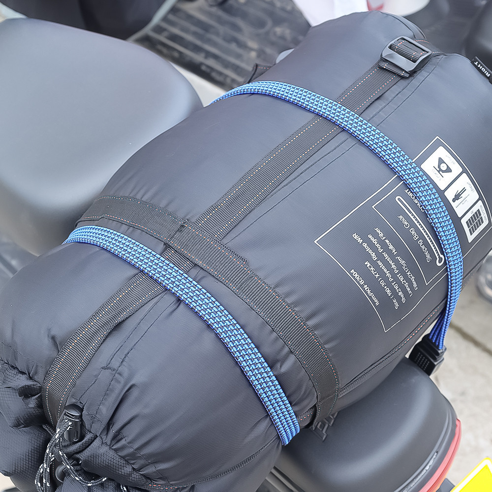 40/60/80/110/150cm Motorcycle Baggage Binding Rope with Double Hooks ...