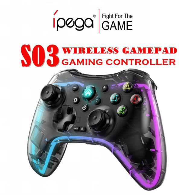 Ipega S03 Rgb Transparent Wireless Gamepad Game Controller For P4, P3 ...