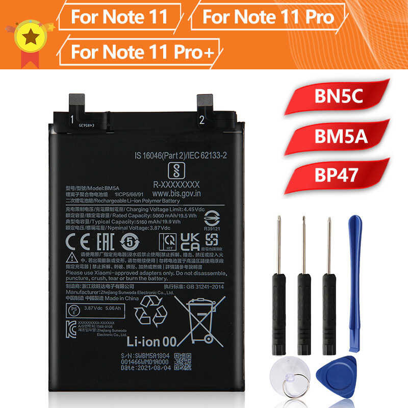 Phone Bn5c Bm5a Bp47 For Xiaomi Redmi 11 Note 11Pro Pro+ Note11 Pro ...