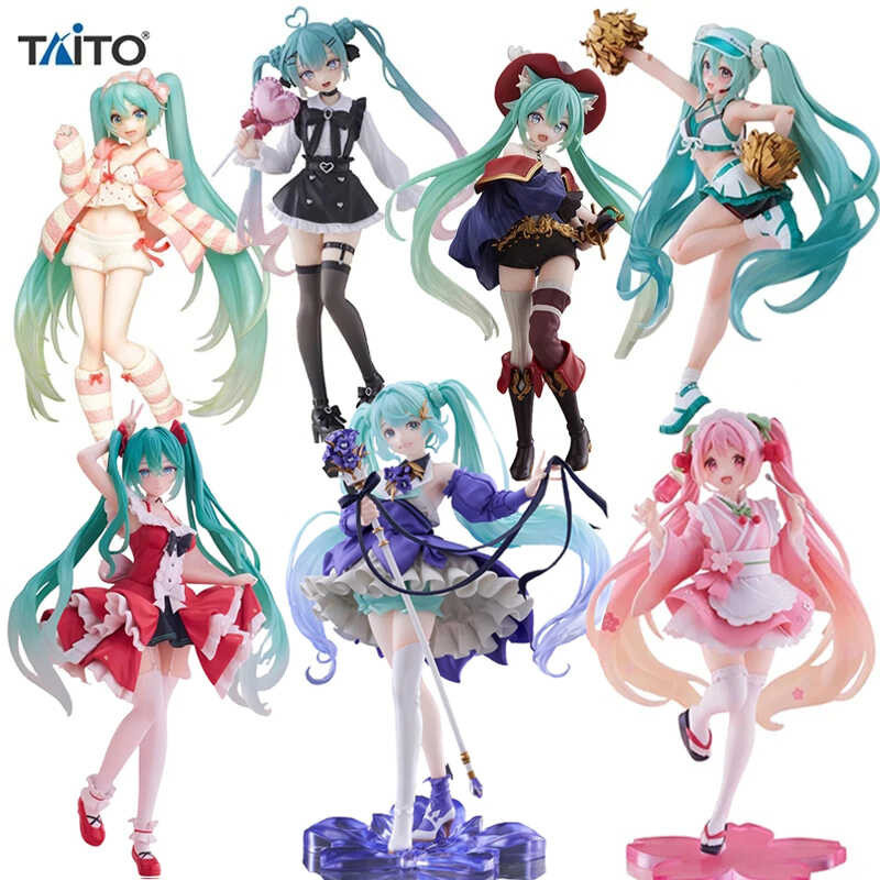 Original In Stock Taito Vocaloid Hatsune Miku Action Figure Collection ...
