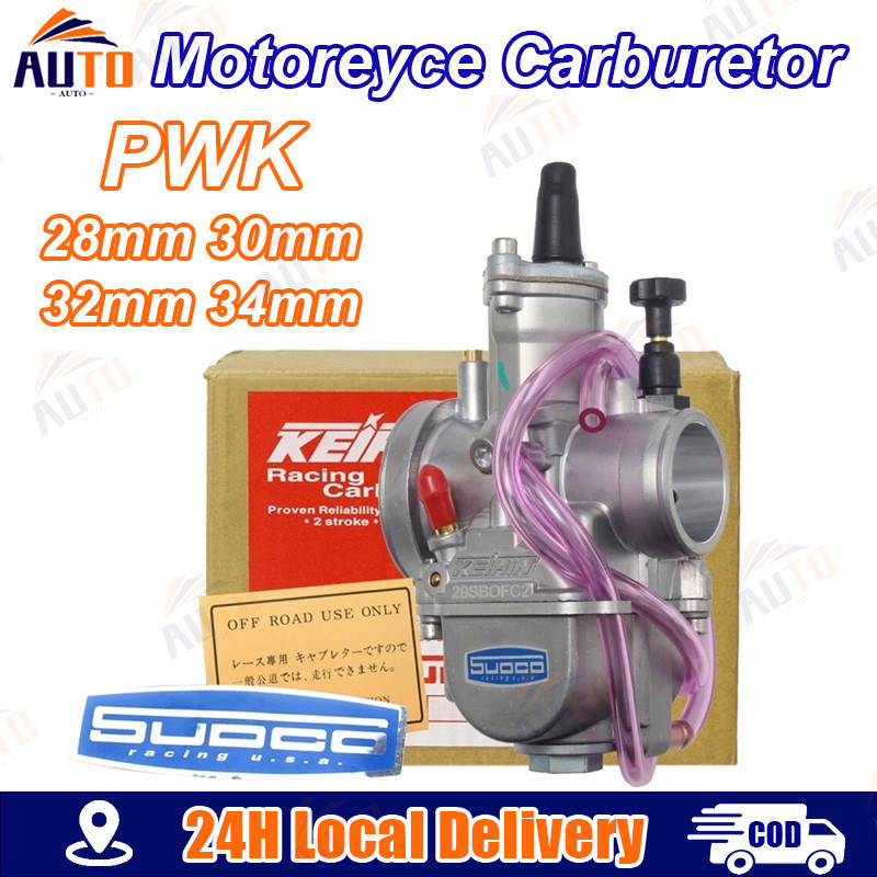 【Delivery 24 Hours】Keihin Sudco Racing Carburator Flat Slide PWK 24mm ...
