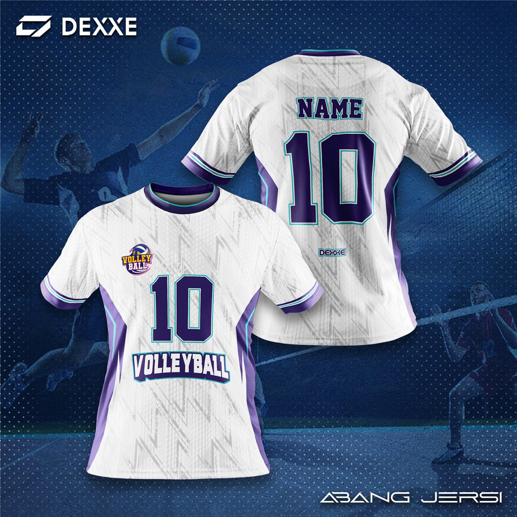 【Free Custom Name & Number】Newly designed fully sublimated sports T-shirt volleyball sports ...