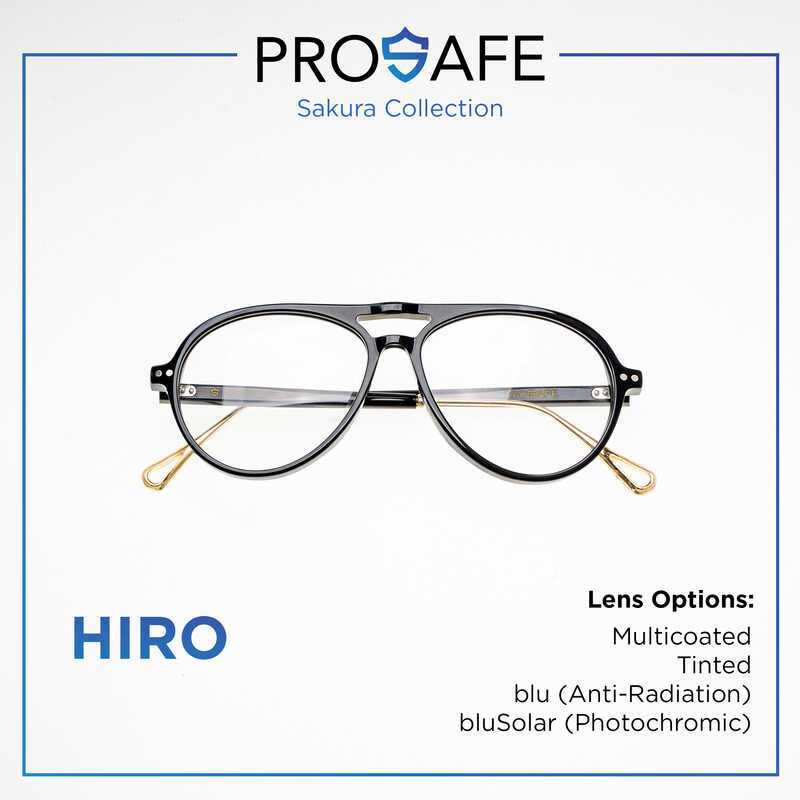 Hiro Prosafe (Acetate Eyeglasses) Na May Pagpipilian Ng Non-Grade ...