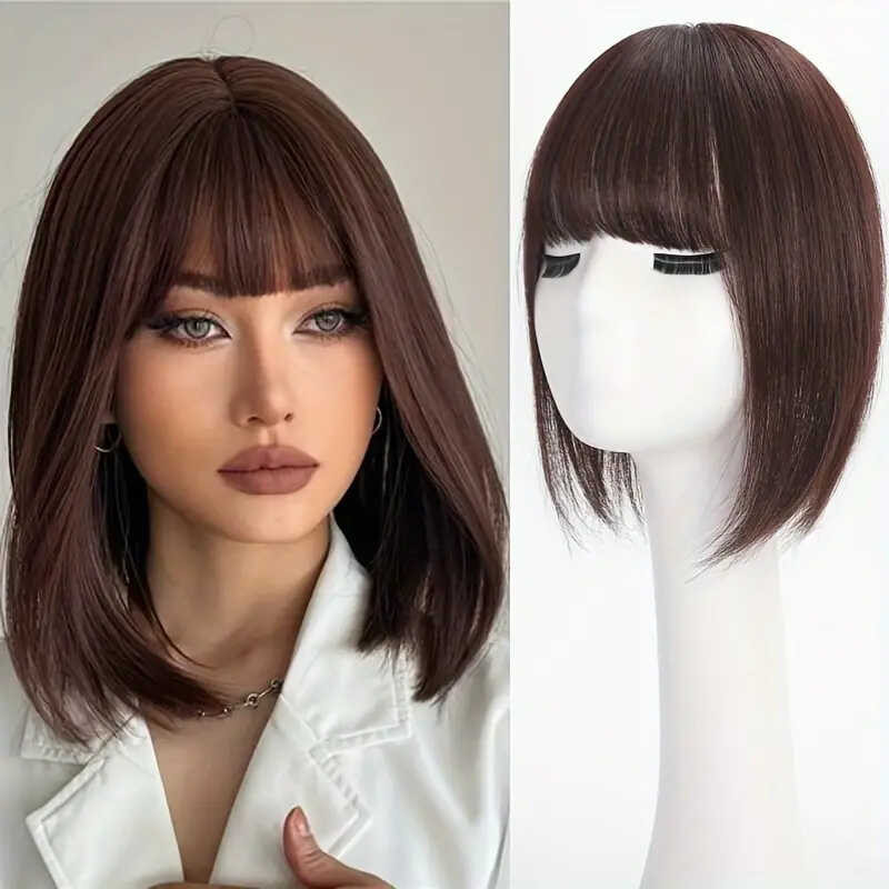 10 pulgada synthetic toupee tuwid na klip sa hair extension mapabuti ...