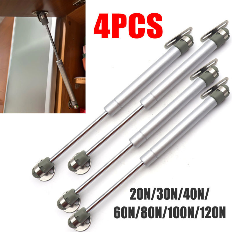 4pcs Pressure 20N-300N Furniture Hinge Kitchen Cabinet Door Lift ...